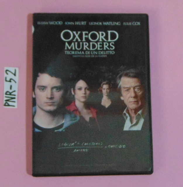 DVD OXFORD MURDERS Teorema Di Un Delitto Elijah Wood John Hurt Julie Cox EUR 4,99 - PicClick IT