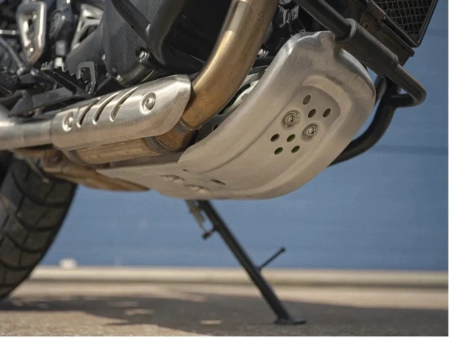 TRIUMPH SCRAMBLER 400 X/ Speed 400 GENUINE Sump Guard Sumpguard Kit ...