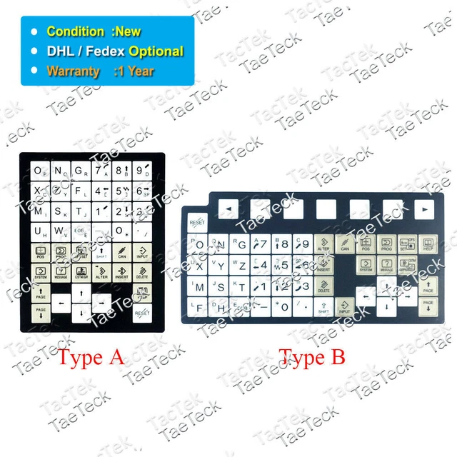 MEMBRANE FILM KEYSHEET for FANUC Series Oi Mate-TD 0i Mate-TD A02B-0321 ...