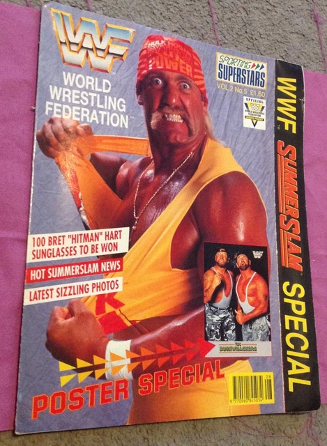 WWF WWE SPORTING Superstars Vol 2 No 5 Hacksaw Jim Duggan Poster ...
