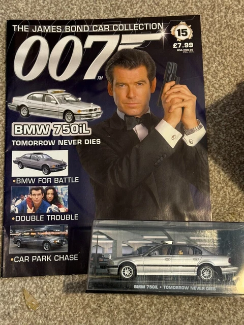 JAMES BOND CAR collection - #15: BMW 750IL - (tomorrow never dies) £6. ...