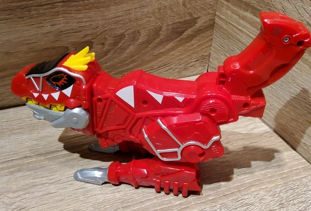 POWER RANGERS DINO Charge Red T-Rex Super Morpher Gun Blaster Senza ...