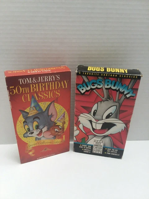 2 DESSINS ANIMÉS VHS, lapin Tom & Jerry and Bugs. EUR 14,26 - PicClick FR