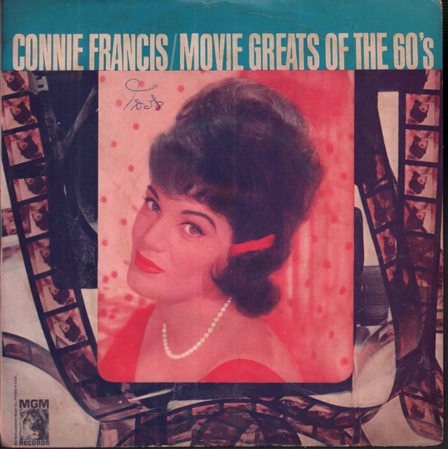 CONNIE FRANCIS MOVIE Greats of the 60's 7" vinyl Thailand Coliseum ep ...
