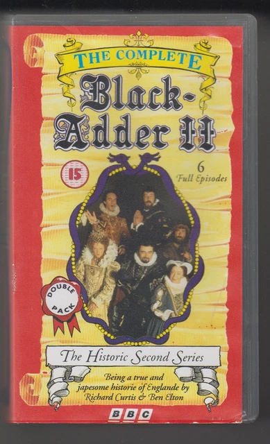 BLACK ADDER VHS Tapes - Box Collector Set - Historic Second Series (2 ...