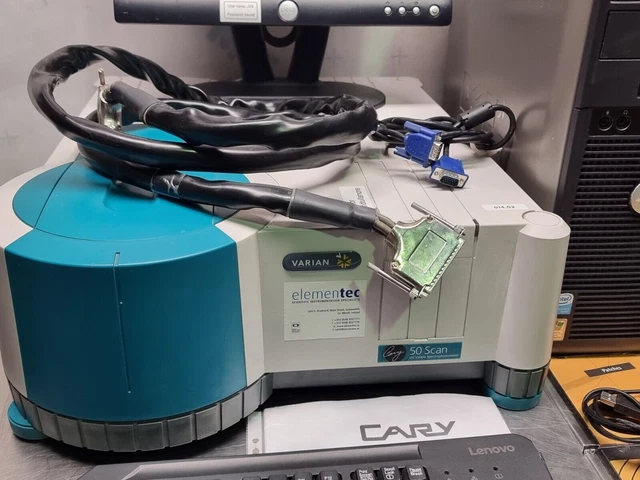 VARIAN CARY 50 Scan UV-Vis-Spektralfotometer mit Dell Optiplex GX520 £ ...