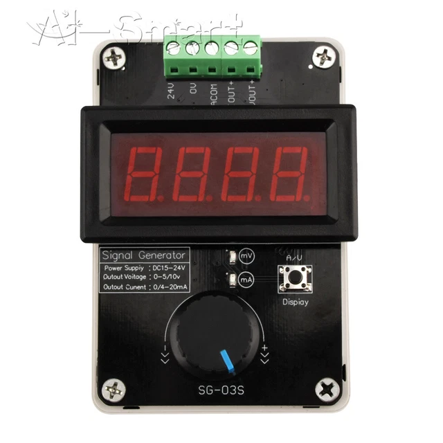 CURRENT SIGNAL GENERATOR Adjustable Current Voltage Analog Signal 0 ...
