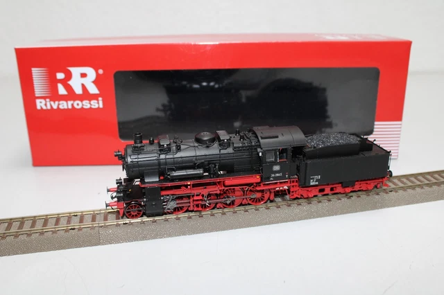 RIVAROSSI H0 HR2889 Dampflok BR 56 2719 der DB, DSS , OVP + TOP -A86 ...