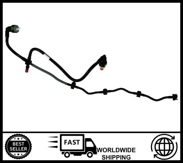 POUR PEUGEOT BOXER, Citroen Relay Fuite Off Carburant Injecteur Tuyau ...