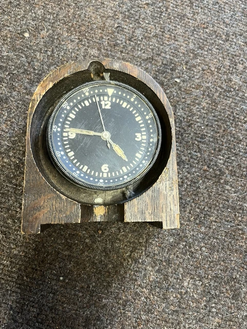 WW2 GERMAN LUFTWAFFE Blind Flying Clock In Case, Spares Or Repair £57. ...