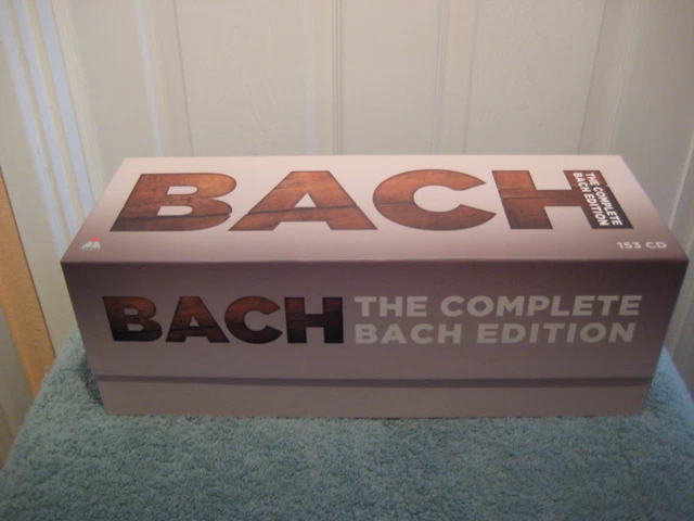 BACH COMPLETE WORKS Edition Teldec Box Set 153cds + 1 DVD £100.00 ...