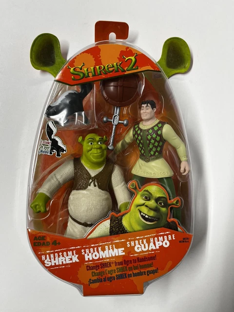 HASBRO NEW SHREK 2 Figure Set Handsome Shrek Skunk 2004 £29.46 ...