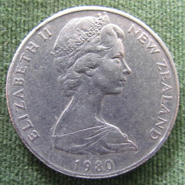 NEW ZEALAND 1980 Queen Elizabeth II QEII 50 Cent Coin - Grades as VF $3.50 - PicClick AU
