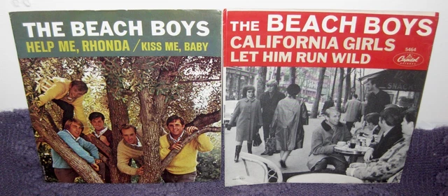 BEACH BOYS HELP Me Rhonda/California Girls 45 MANCHES PHOTO SEULEMENT ...
