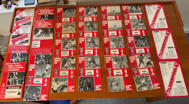 LIVERPOOL FOOTBALL CLUB Programmes - 1970 to 1980 £5.92 - PicClick UK