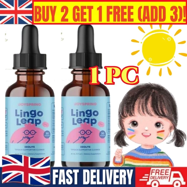 LINGO LEAP CHILDREN'S Drops - Zeolite Detox for Speech Delays Therapy ...