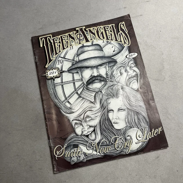 TEEN ANGELS MAGAZINE Cholo Vato Chicano Prison Gang Tattoo Art Lowrider ...
