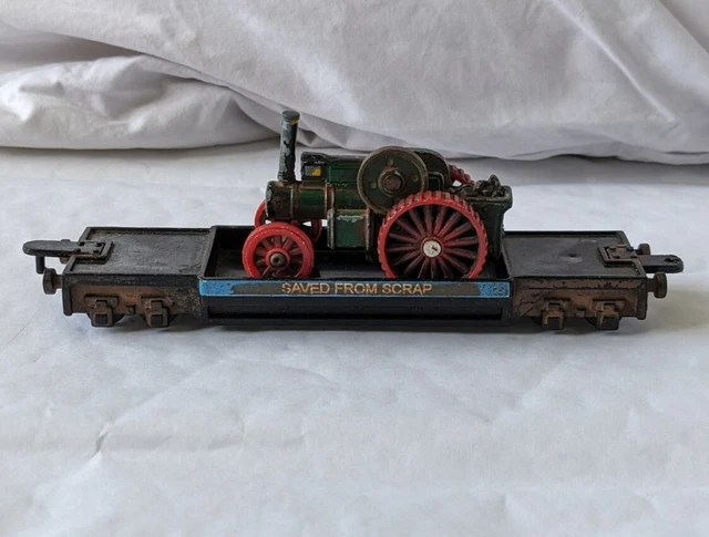 THOMAS THE TANK Engine Ertl Scrap Trevor With saved from scrap Flatbed ...