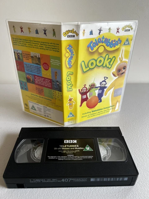 TELETUBBIES LOOK VHS VIDEO RARE CHILDRENS Kids CBEEBIES Ragdoll 2002 ...