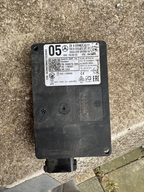 MERCEDES C-CLASS W205 s205 RADAR SENSOR COLLISION WARNING A0009054907 £ ...