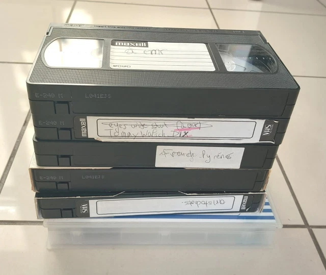 X6 VHS VIDEO Tapes Cassettes Vintage Recorded 90s 2000s Programs - 1 is ...