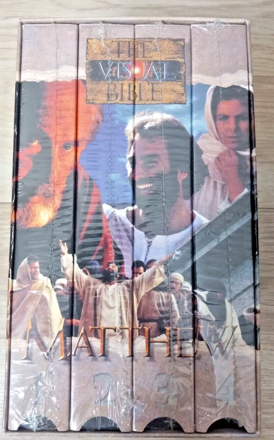 THE VISUAL BIBLE Matthew VHS 1 2 3 4 Covers Chapters 1:1 - 28:20 £6.82 ...