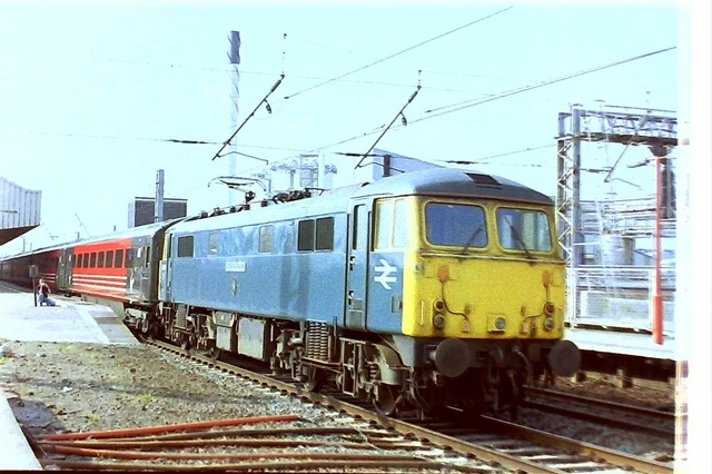 35MM RAILWAY COLOUR Negative Class 87 101 at Warrington £1.75 - PicClick UK