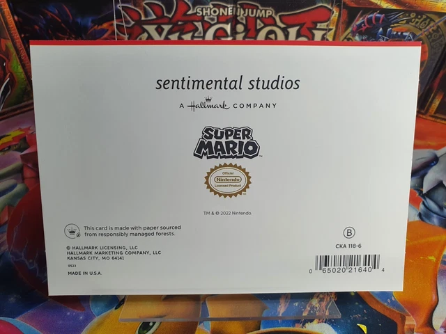 NINTENDO BIRTHDAY CARD - Super Mario Luigi Yoshi Toad - Sentimental ...
