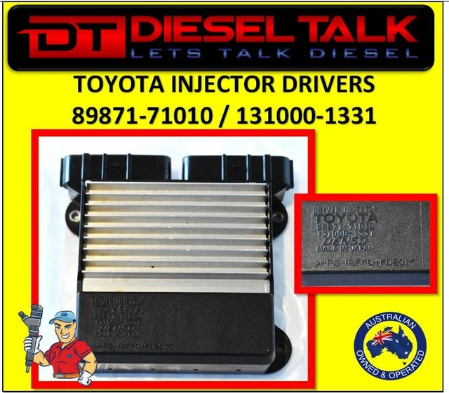 GENUINE TOYOTA INJECTOR Driver. 131000-1331 Fully Tested. From Low Km ...