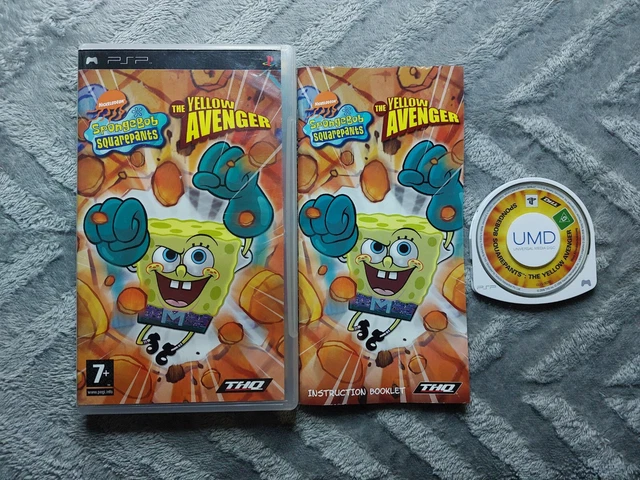 SONY PSP HANDHELD Console Game - Spongebob Squarepants The Yellow ...