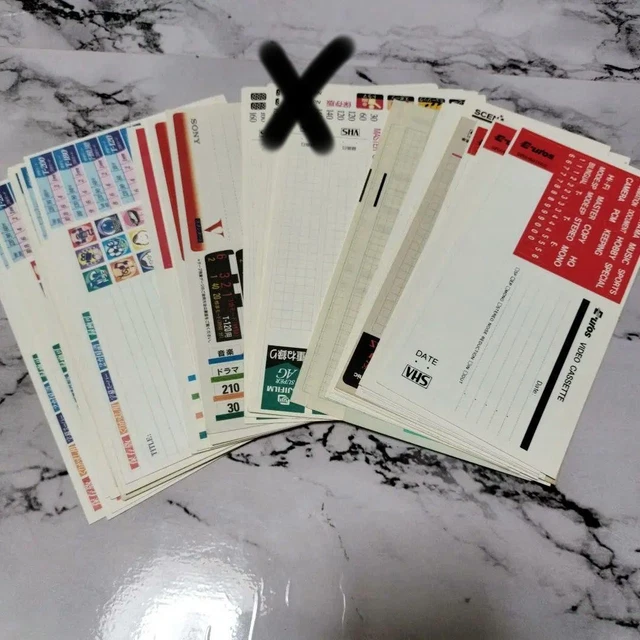 VHS VIDEO TAPE Recording Label Sticker $27.85 - PicClick