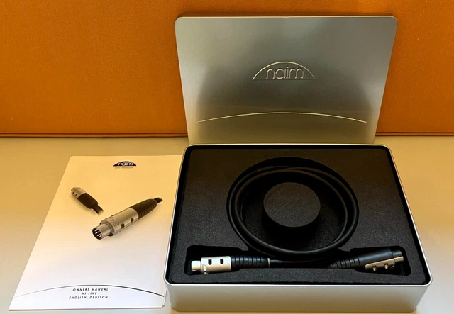 NAIM AUDIO HI-LINE interconnect 5 Pin Din to 5 Pin Din 180 Degree. 1 ...