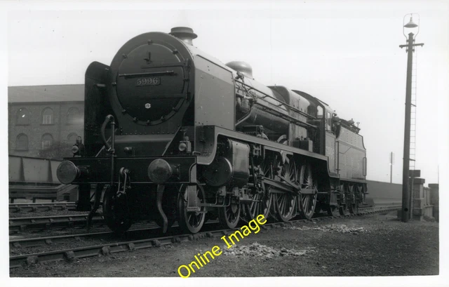 RAILWAY PHOTO 6X4 LMS 4-6-0 Patriot 5996 unknown shed c1930's £2.00 ...