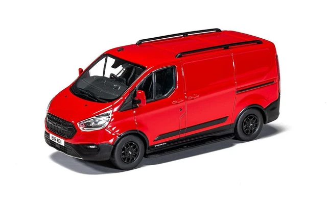 CORGI VANGUARDS 1:43 Ford Transit Personnalisé Trail 2.0 L1 H1 Course ...