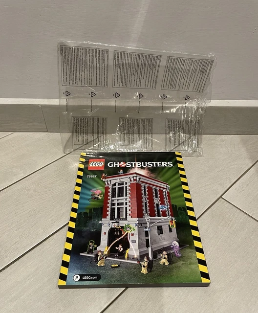 LEGO 75827 GHOSTBUSTERS Firehouse Headquarters Istruzioni Stickers ...