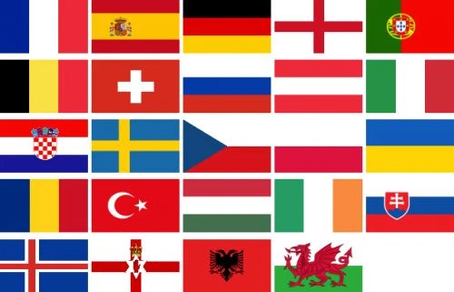 EURO EUROPEAN EUROVISION National Flags 5x3 Single County or Bundle ...