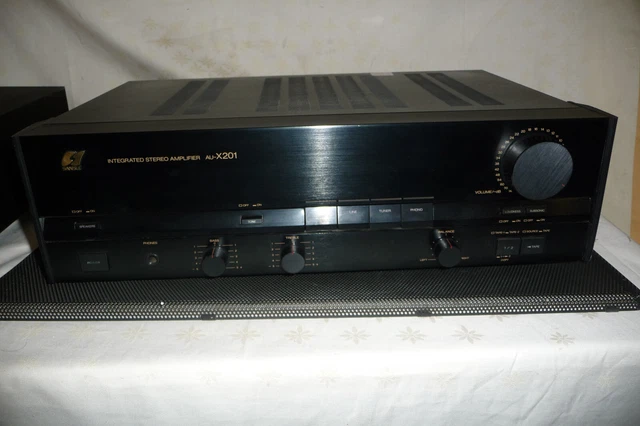 SANSUI AU-X201 STEREO Amplifier Full Amplifier, Fully Functional, 20387 ...