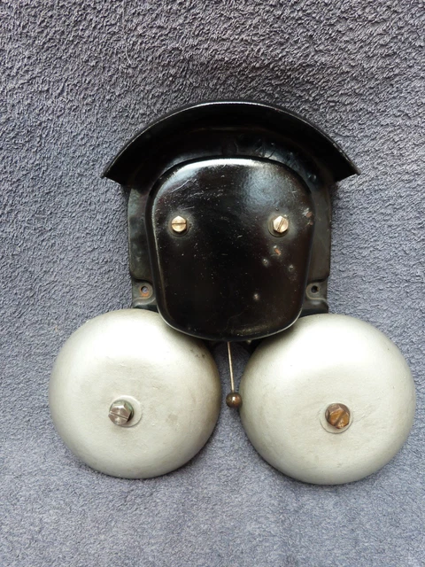 VINTAGE GPO DOUBLE Telephone Bell 67B Wall Mounted Industrial Interior ...
