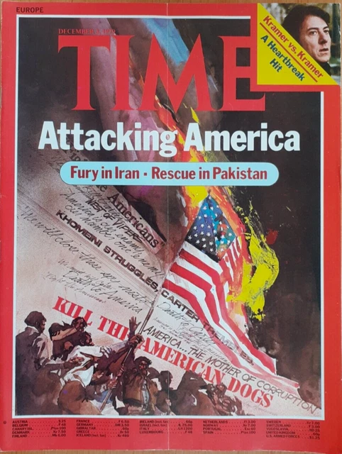 TIME MAGAZINE 1979 December 3 Fury IN Iran Attacking America Rescue ...