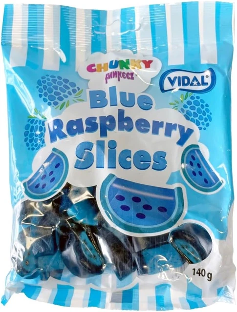 BLUE RASPBERRY SLICES 140G (Pack of 3) $25.95 - PicClick AU