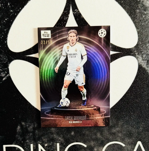 2023-24 TOPPS UCC Showtime - Luka Modric Black Foil /99 - Real Madrid ...