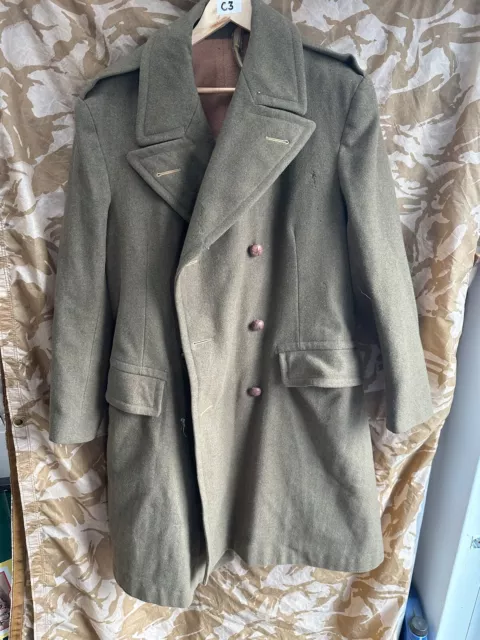 ORIGINAL WW2 BRITISH Army "Warm" Greatcoat - Officers 1945 Dated - 42 ...