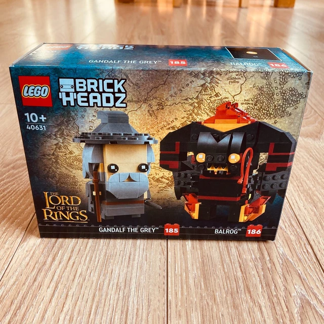 LEGO BRICK HEADZ Lord of the Rings : Gandalf and Balrog NEW SEALED ...