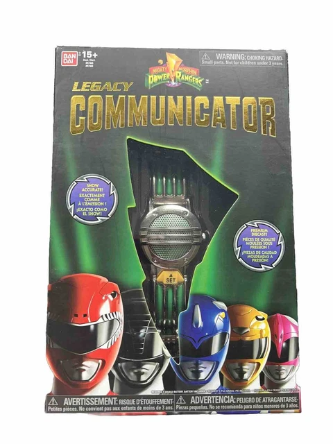 COMMUNICATEUR PERSONNALISÉ BANDAI Legacy Mighty Morphin Power Rangers ...