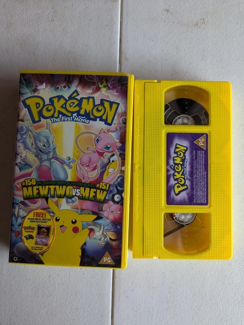 POKEMON THE FIRST Movie - VHS Fully Working No Promo Card £9.99 ...