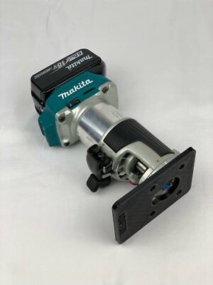 ROUTER SUB BASE PLATE guide bush adaptor for Makita 18V DRT50 RT0700 ...