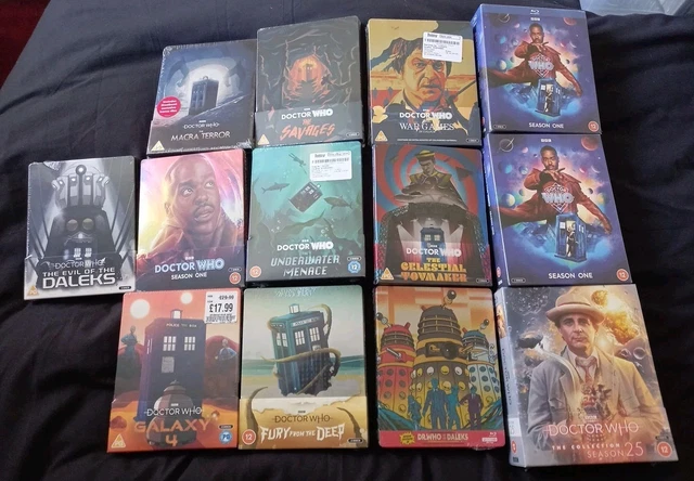 DR WHO DVD Boxset, Blu-ray Boxset, Steelbook Bundle 13x. All New And ...