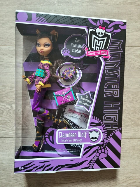 MONSTER HIGH CLAWDEEN Wolf Scool's Out Wave 2 ungeöffnete OVP 2011 ...