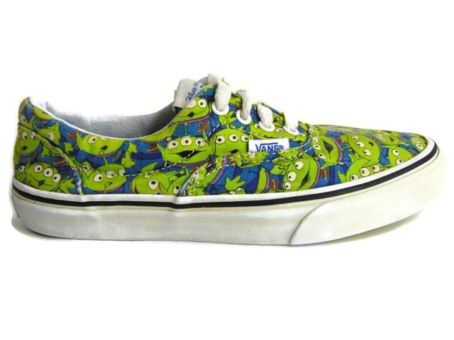 VANS DISNEY PIXAR Era Toy Story Buzz Alien Green Glow In Dark Kids 4 ...