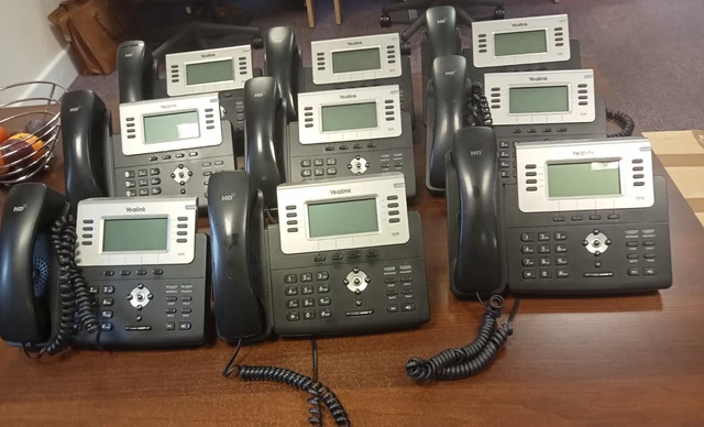 YEALINK SIP-T27P Corded VoIP phones (x6) £25.00 - PicClick UK